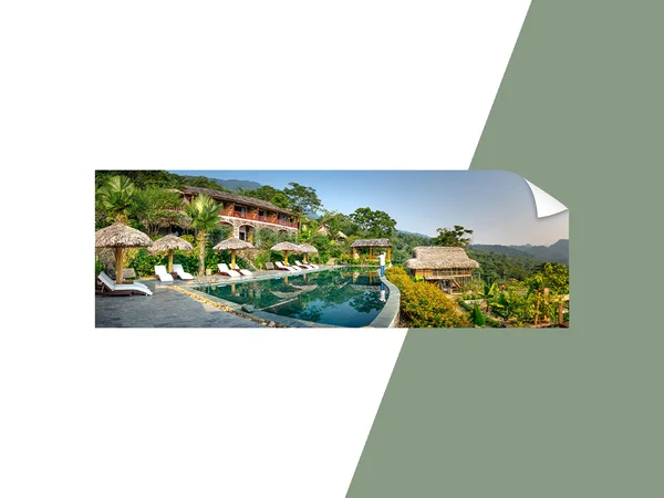 Panorama Poster aus echtem Fotopapier mit Ihrem Bild